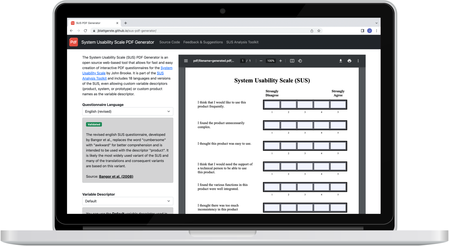 System Usability Scale Analysis Toolkit – Mixality